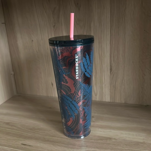 Starbucks | Dining | Starbucks Fall 222 Ocean Fern Cold Cup 24oz ...